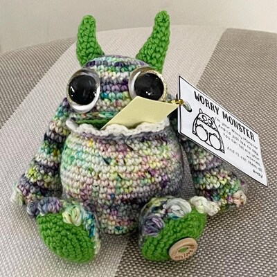 Worry Monster Crochet Pattern PDF - Etsy