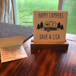 Happy Camper Sign Camper Decor Farmhouse Camper Sign RV | Etsy
