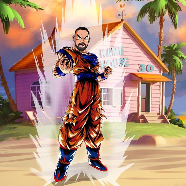 Custom Portrait DBZ Dragon Ball Z Custom Anime Portrait , Couple Anime ...