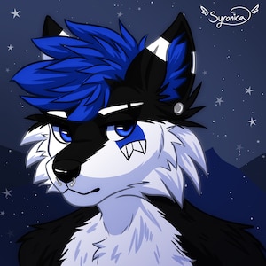 Canine Fursona Reference Sheet Template - Etsy