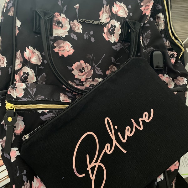 Personalized Back to School Gift, Pencil Bag Case, Handwritten Script ...