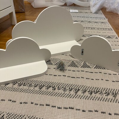 Cloud Bookcase, Children Bookcase, Cloud Book Caddy for Kids, Book ...