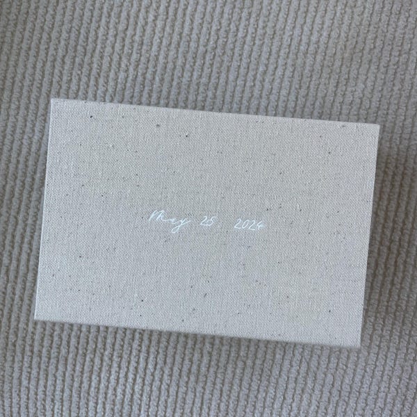 Linen USB Box - New Natural Linen | Custom USB Box Foil Stamped With ...