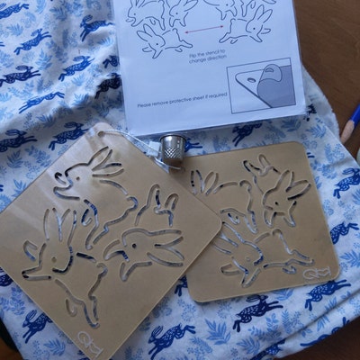 Sashiko Stencil 08 Usagi rabbit - Etsy