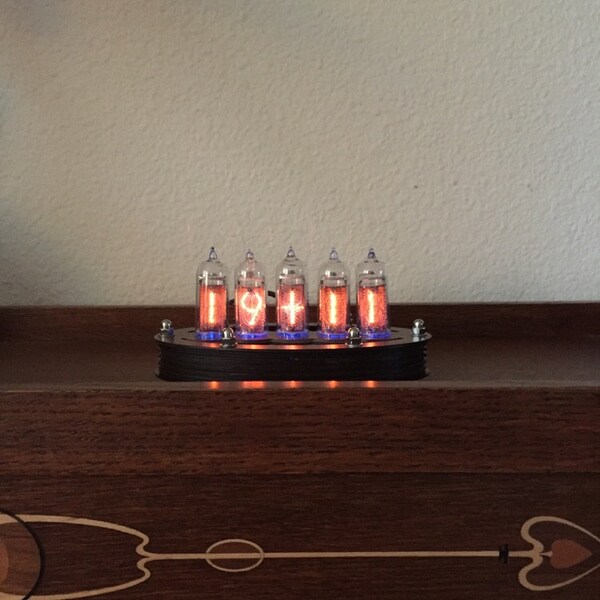 5-tube Nixie Thermometer V2 (DIY Kit, With Brass Top) - Etsy