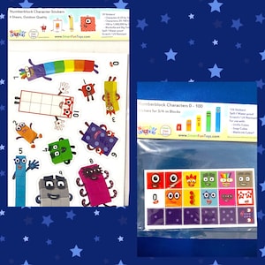 Numberblocks Wall Graphics | Etsy