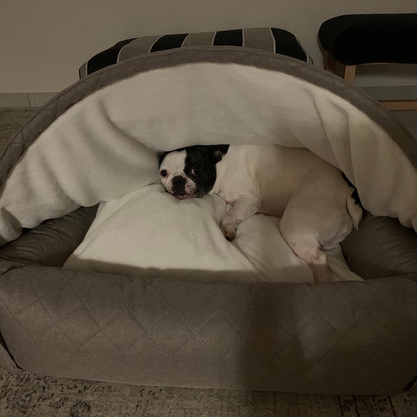 KONA CAVE® Luxury Velvet Cozy Cat Cave / Cozy Cave Dog Bed | Original ...