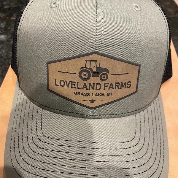 Custom Excavator Patch Hat, Construction Company Hats, Personalized ...