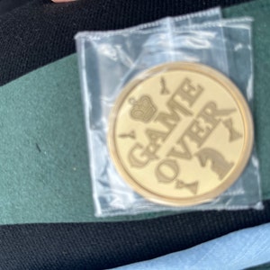 Game Over Coin - Etsy