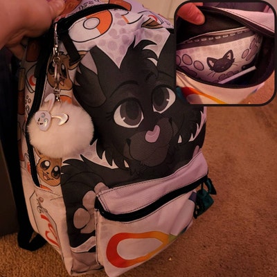 Custom Backpack Furry Fursona - Etsy