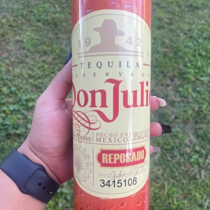Tequila Don Julio Añejo Label, 6CM, PNG and PDF, High Resolution, Front ...