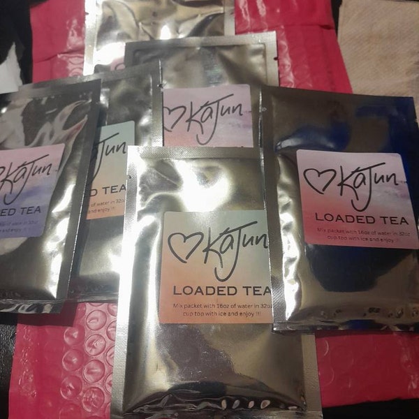 Kajun Loaded Tea 5-pack - Fat Tuesday, Mardi Gras Flavors - Etsy