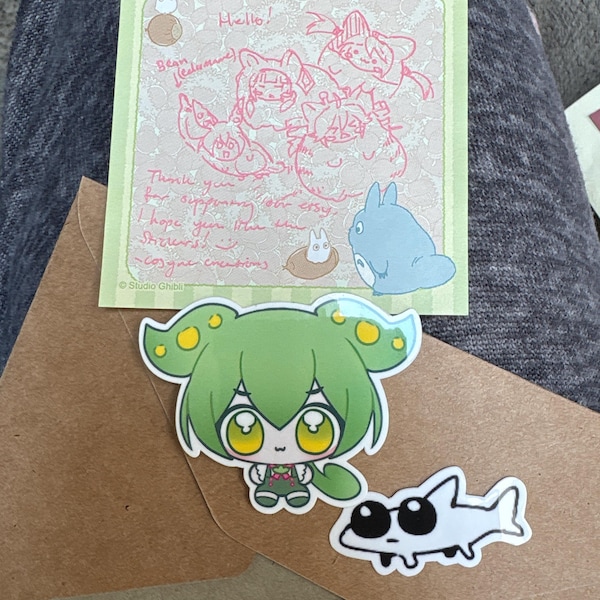 Alien Kasane Teto Sticker Chibi Gnarp Gnarp Ver. - Etsy