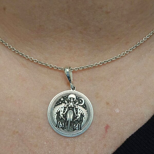 14k Solid Gold Zeus Necklace, Father of Gods and Men Zeus Necklace ...