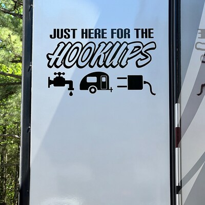 Funny RV Vinyl Sticker Decal Graphic RV Slide Decal RV Door Decal ...