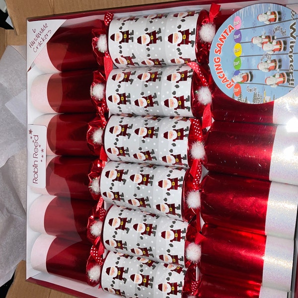 Robin Reed 6 X 13 Inch 33cm Handmade Christmas Crackers Racing ...