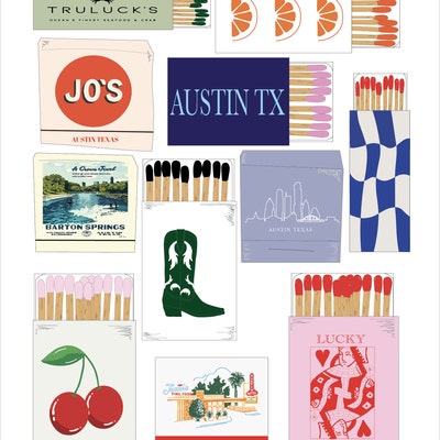Personalized Matchbook Digital Print 16 - Etsy