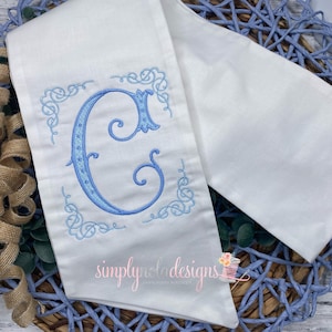 Arabian Nights Two Color Monogram Machine Embroidery Font Alphabet ...
