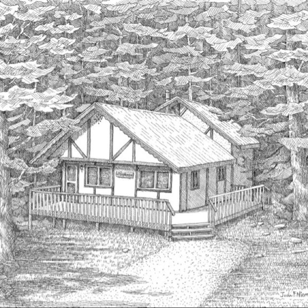 Cottage Club Princeton University Graduation Gift Fine Art Print ...