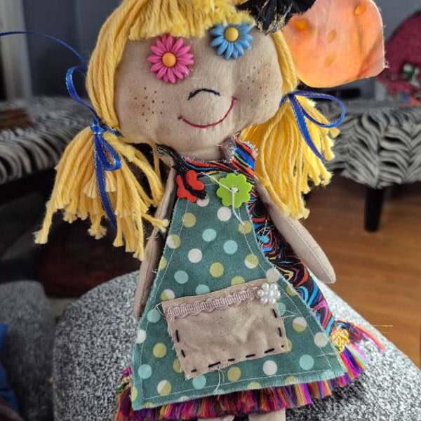 Junky Grungy Grammy Doll PDF Sewing Pattern: 12" DIY Doll With Clothes ...