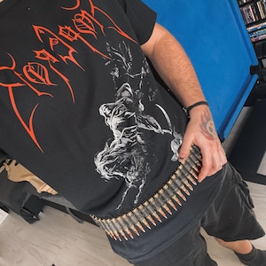 Bullet Belt,punk Belt,gothic Belt,heavy Metal Bullet Belt,punk Fashion ...