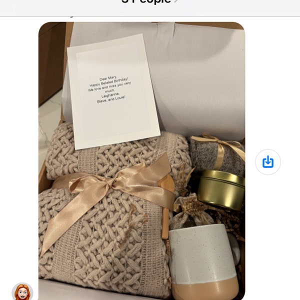 Classy Gift Basket for Women - Cozy Gift Box With Blanket, Socks ...