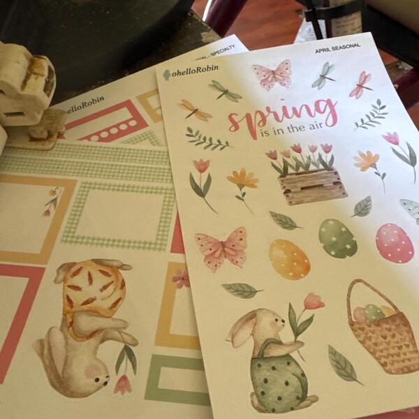 JUNE SEASONAL JOURNAL Sticker Sheets | Seasonal Collection | Planner ...