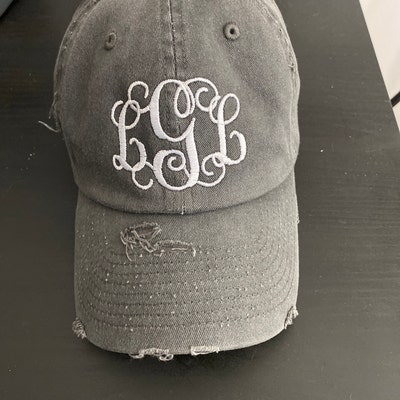 Monogrammed Hat, Personalized Hat, Ladies Monogram Hat, Monogrammed Cap ...
