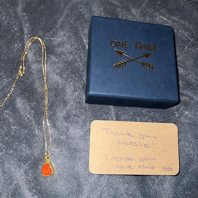 Water Drop Necklace, Gold Minimalist Pendant Necklace, Small Gold ...