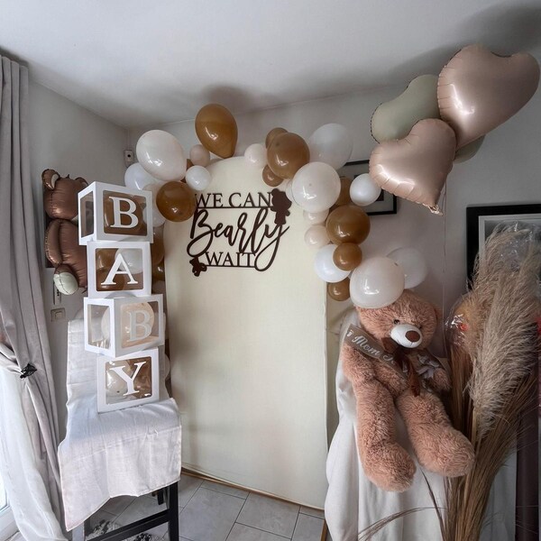 Birthday Backdrop Name Sign, Name Sign for First Birthday Party, Wood ...