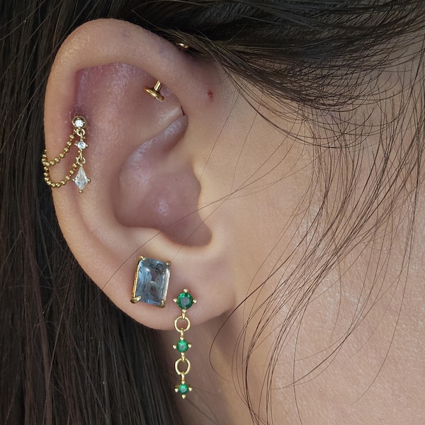 14k Solid Gold Cz Crown Belly Button Ring Tiara Gold Belly Ring ...