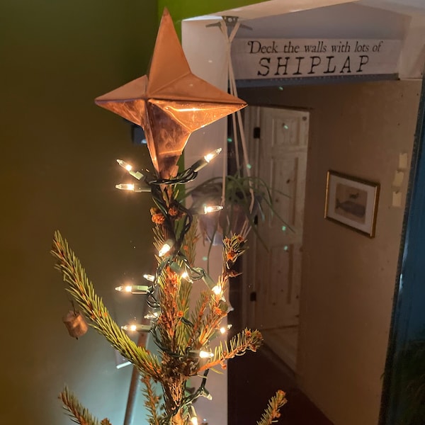 6 Pointed Copper Tree Topper: Hand Crafted Custom Made - Etsy