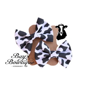 Cow Print Fabric Farm Coordinate Cow by Vannina Dairy Cow - Etsy