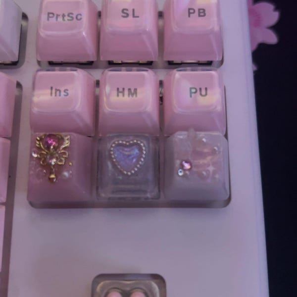 Cute Artisan Resin Keycaps for Cherry R4 MX Profile - Custom Handmade ...