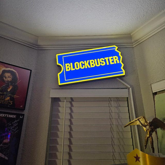Blockbuster Sign Wall