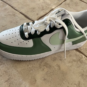 Blue Gray Air Force 1 Custom Nike Air Force 1 Blue Gray Tones Custom ...