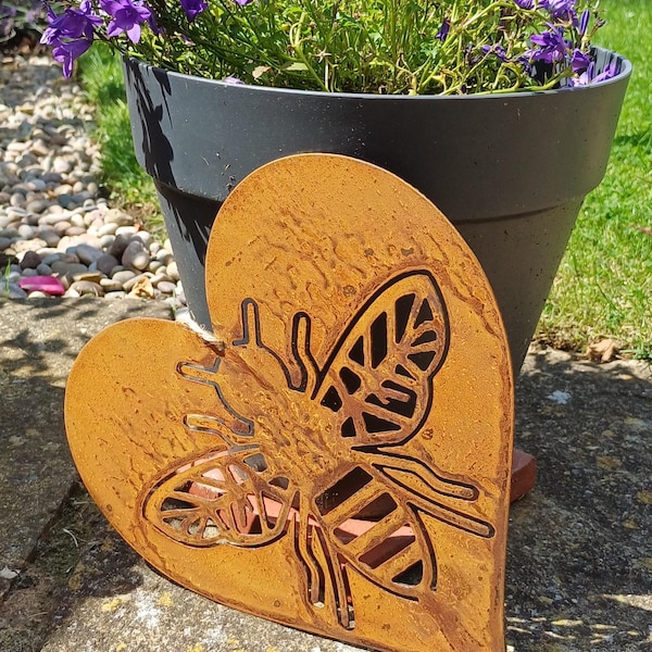 Metal Owl Fence Topper Garden Art Outdoor Ornaments Rusted Sculpture - Etsy