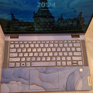 Custom Laptop Skins Lenovo Legion Decal Personalised Aesthetic Blue ...