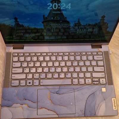 Custom Laptop Skins Lenovo Legion Decal Personalised Aesthetic Blue ...