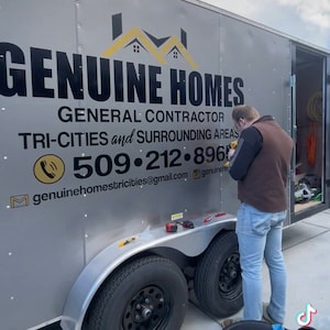 Custom Semi Truck Commercial / Company Name Decals 2 Doors Signs 1 ...