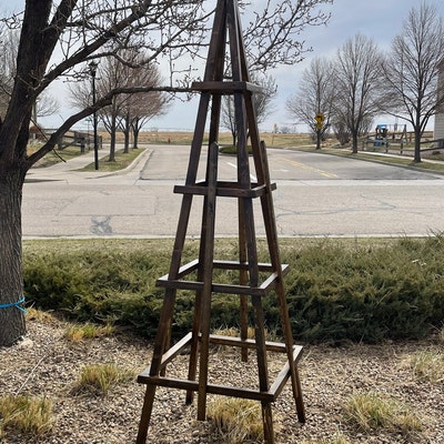 Garden Obelisk Plans / Garden Trellis Plan / Garden Plans / Woodworking ...