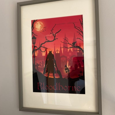 Bloodborne Game Art Full Page, Minimalist, Bloodborne Poster, Gaming ...