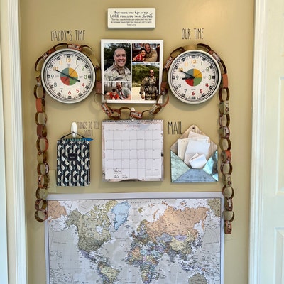 Classic World Map Home Decor, Living Room, Bedroom, Wall Art, Vintage ...