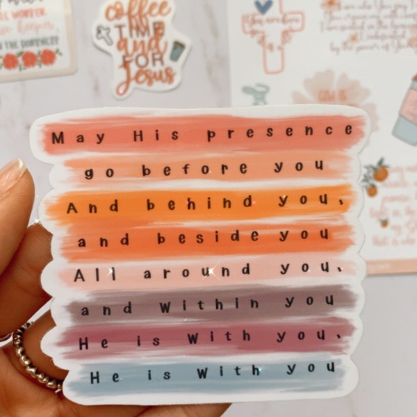 The Blessing Sticker, Bible Journaling, Water Bottle Sticker, Laptop ...