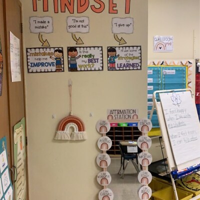 Growth Mindset Posters and Display - Etsy