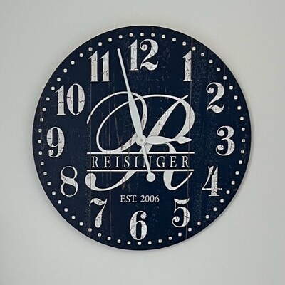 Walleye Clock Personalized Walleye Clock - Etsy