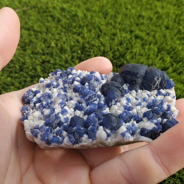 Glassy Stepped Purple Phantom Fluorite Specimen W/ Needle Quartz ...