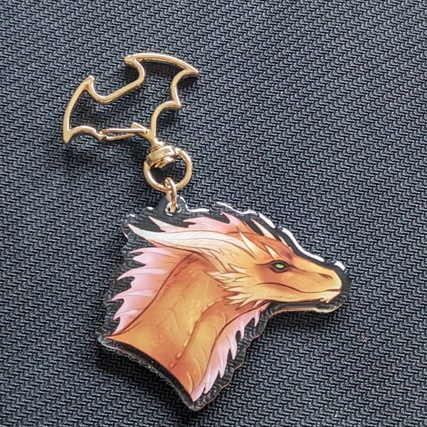 Pantalaimon Keychain, His Dark Materials, the Golden Compass, Northern ...