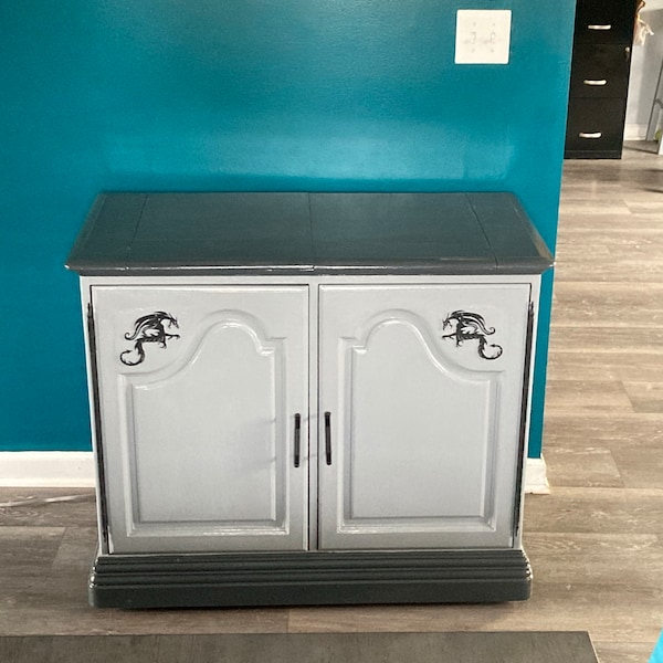 Dragon Metal Black Dragon Wall Art Custom Medieval Dragon Recycled ...