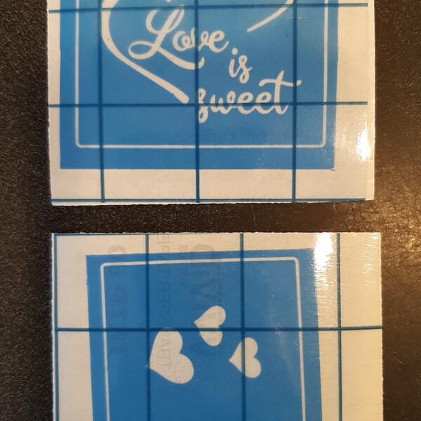 Two Hearts = One Love Silk Screen Stencil, Reusable Personalized ...